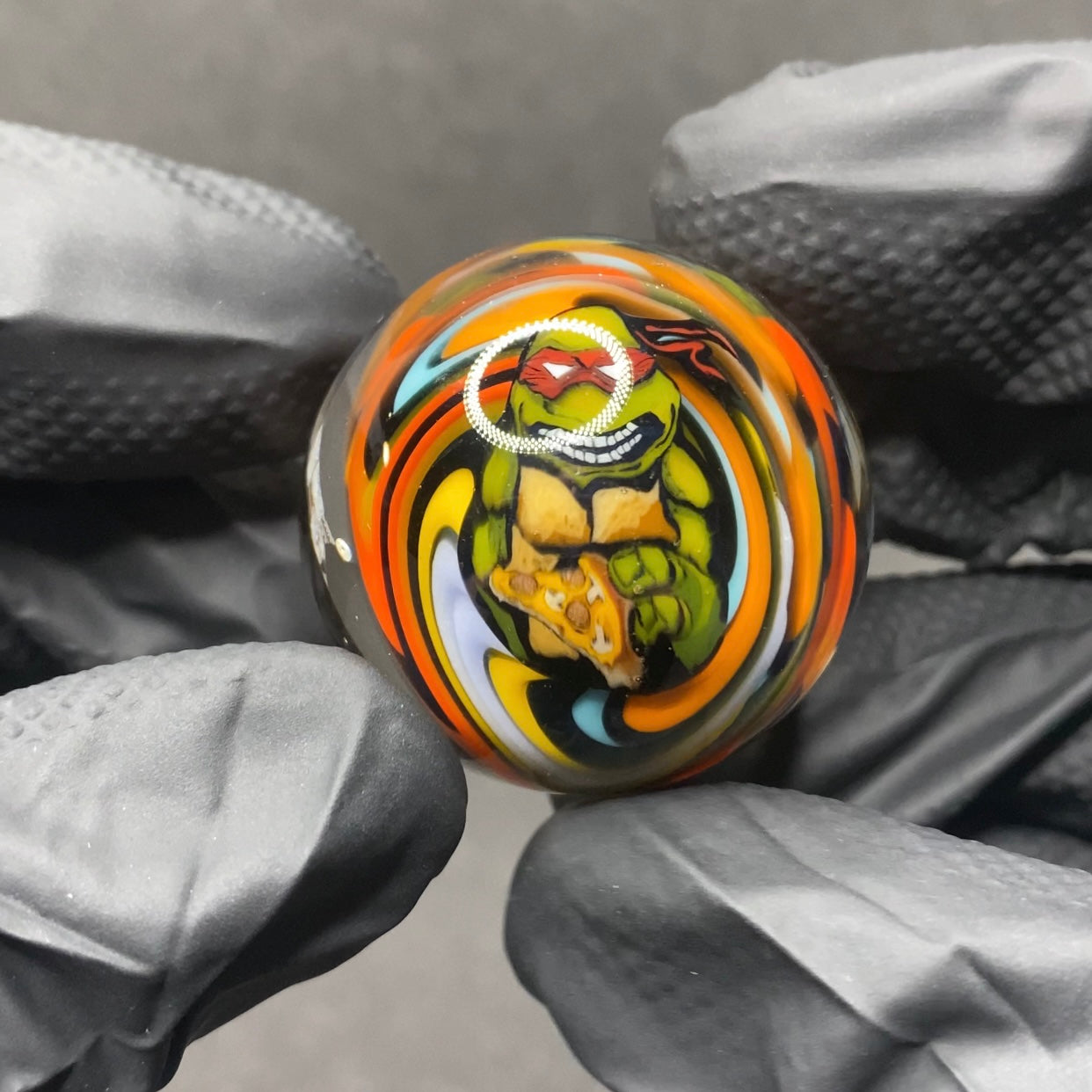 Stephen Boehme Ninja Turtle Marble 1.2” – That Glass Gallery, LLC