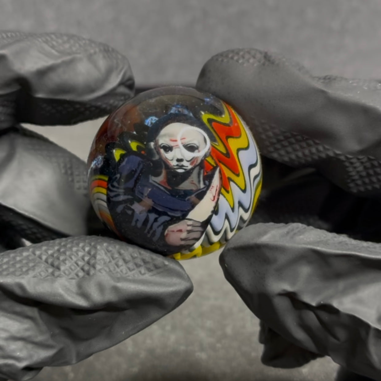 Stephen Boehme Michael Myers Marble 1.2” #25 – That Glass Gallery, LLC