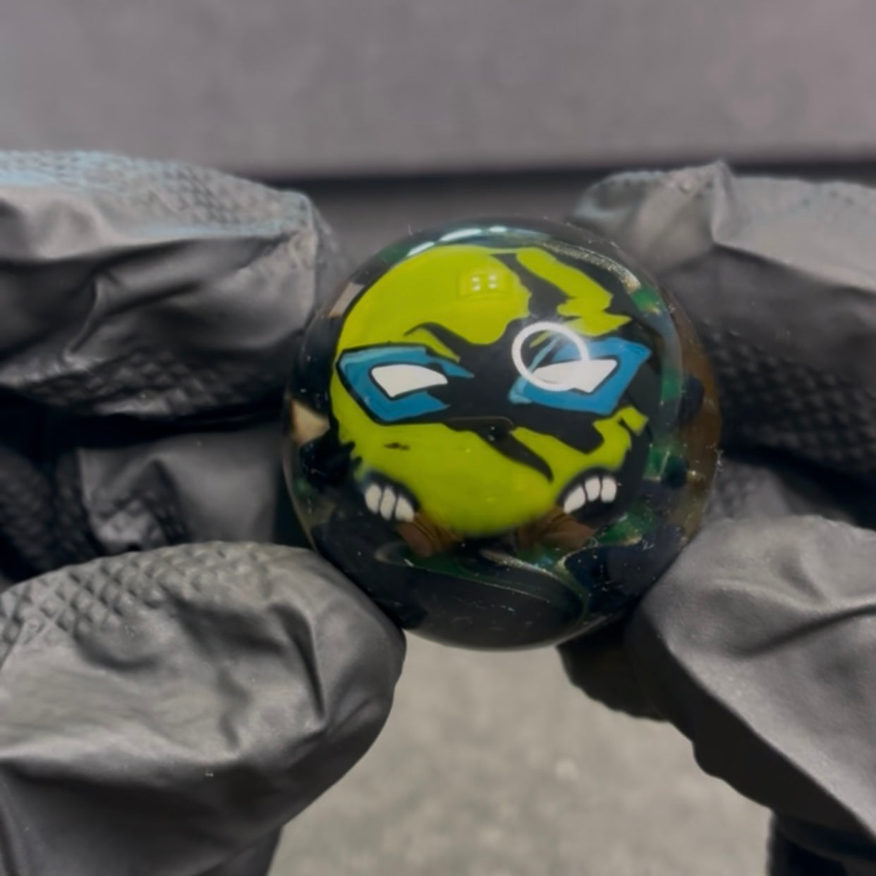 Stephen Boehme Ninja Turtles Leonardo Marble 1.2" #4C – That Glass ...